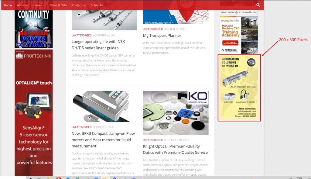 ACE Banner Example – Automation Chemical Engineering