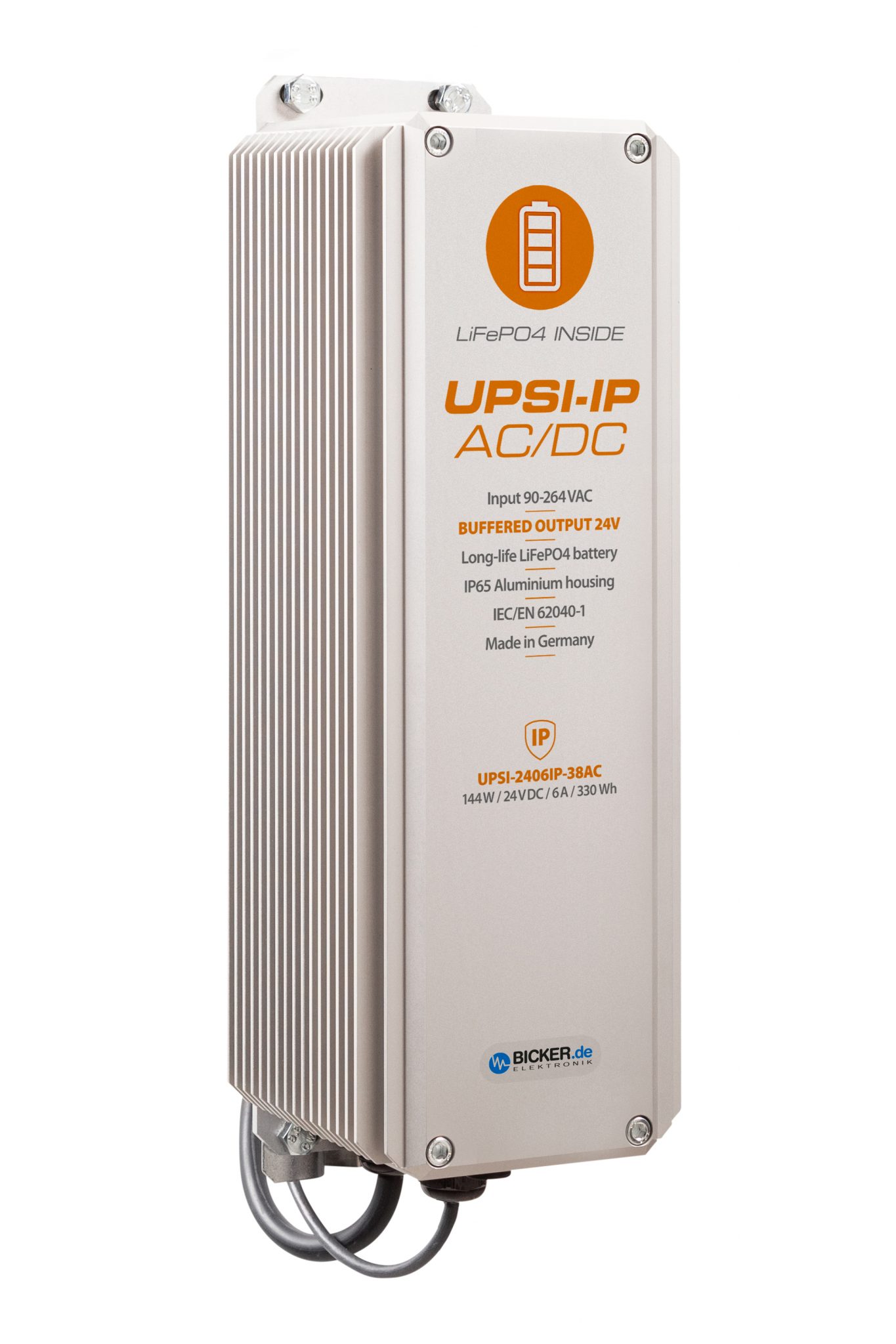 Ultra-rugged AC/DC UPS optimised for 24V long-term bridging ...